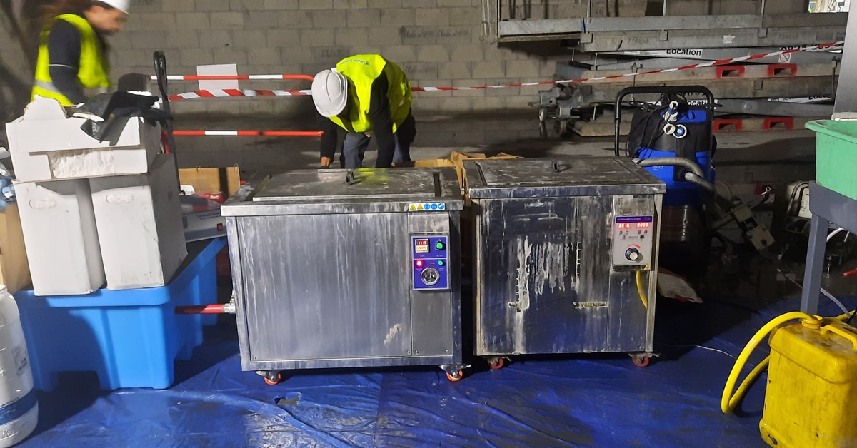Cuve à ultrasons : méthode de décontamination - Polygon Group