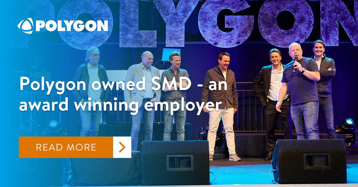 SMD winning employer award - Polygon Group