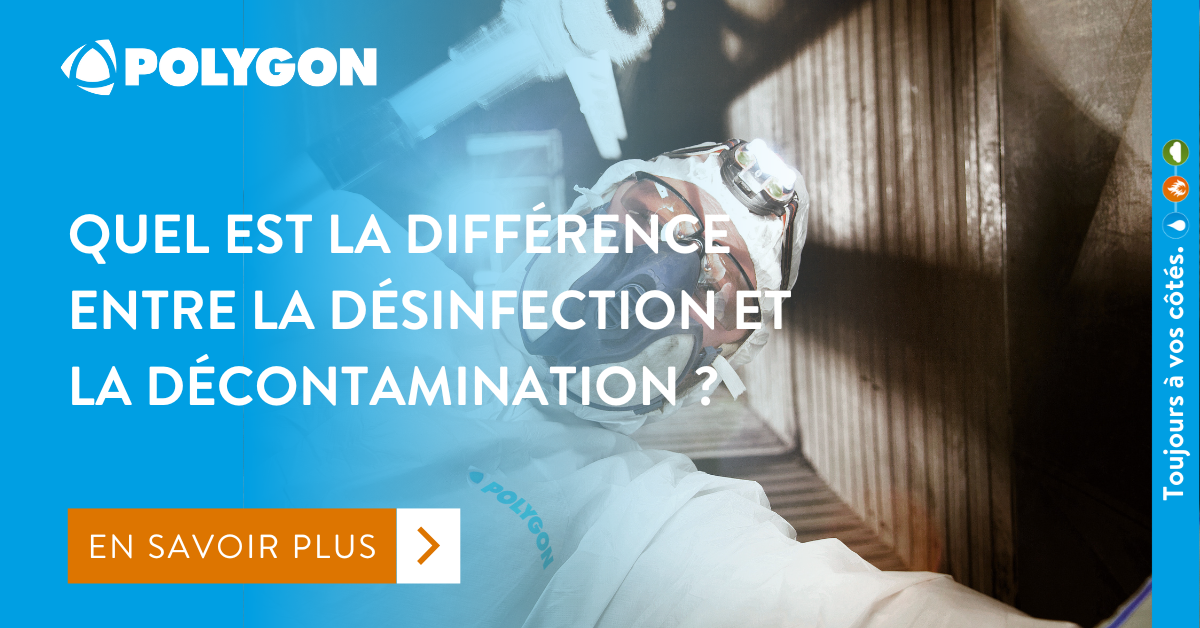 Quel est la différence entre la désinfection et la décontamination ? - Polygon Group