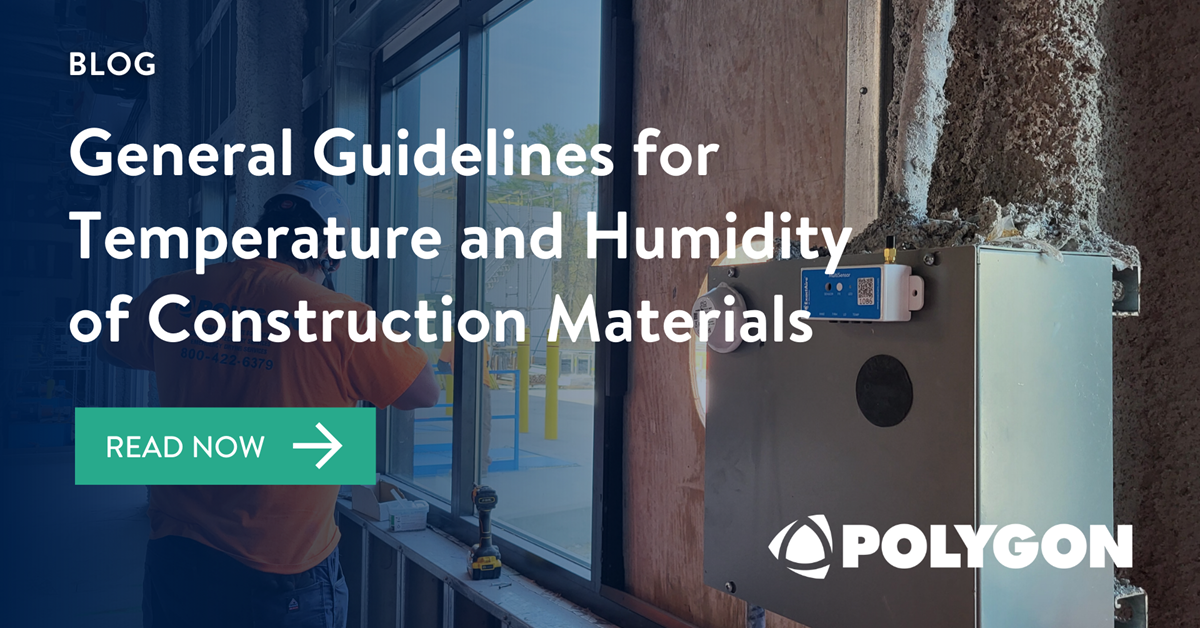 General Guidelines for Temperature and Humidity of Construction ...
