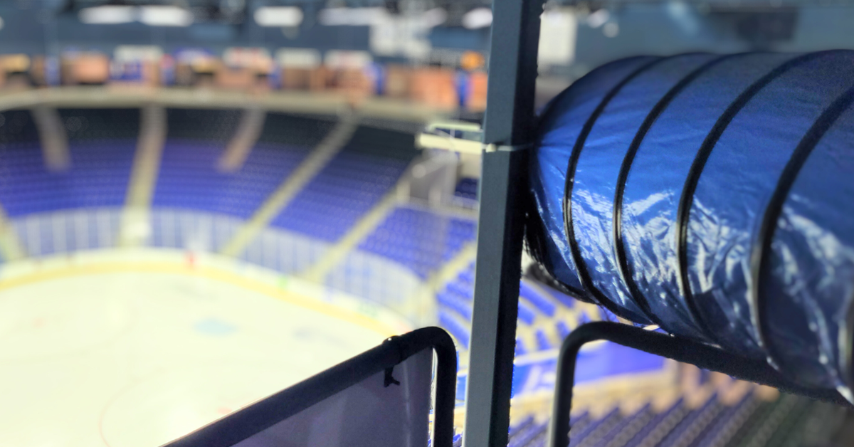 Managing humidity in a NCAA ice rink - Polygon Group