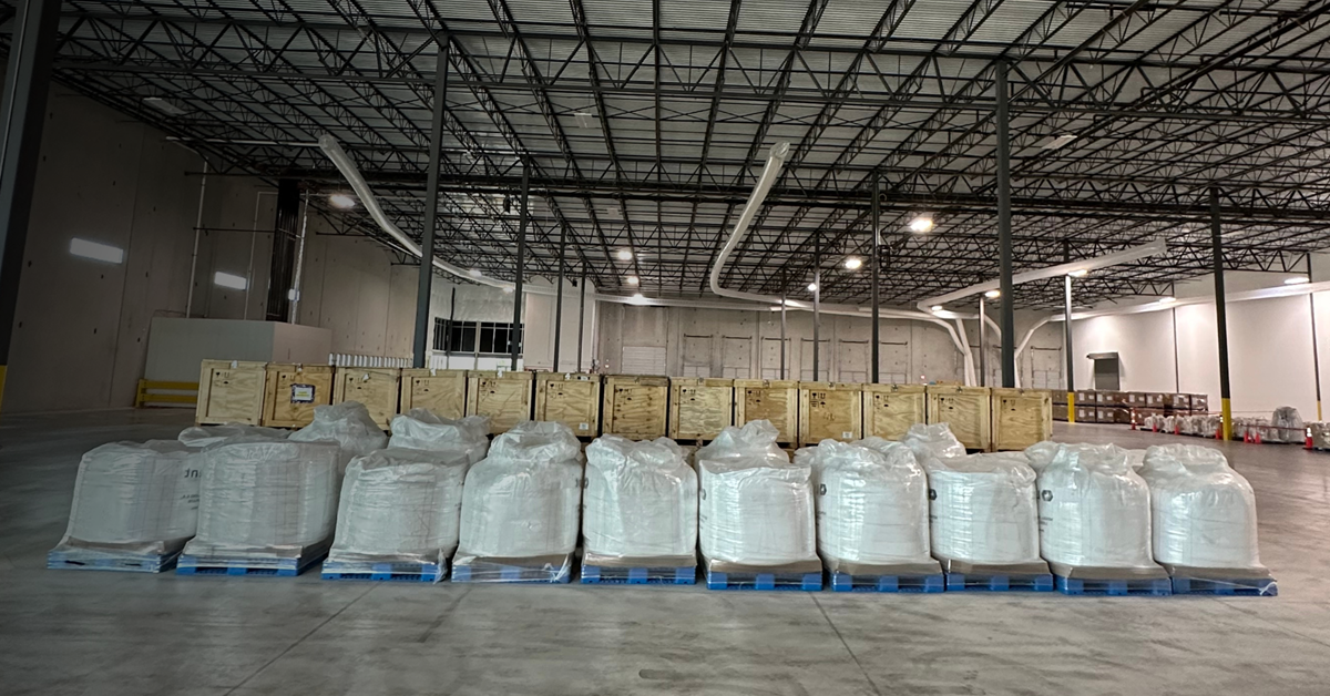 Climatizing an EV battery materials warehouse - Polygon Group